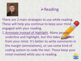 Textbook reading strategies | PPT