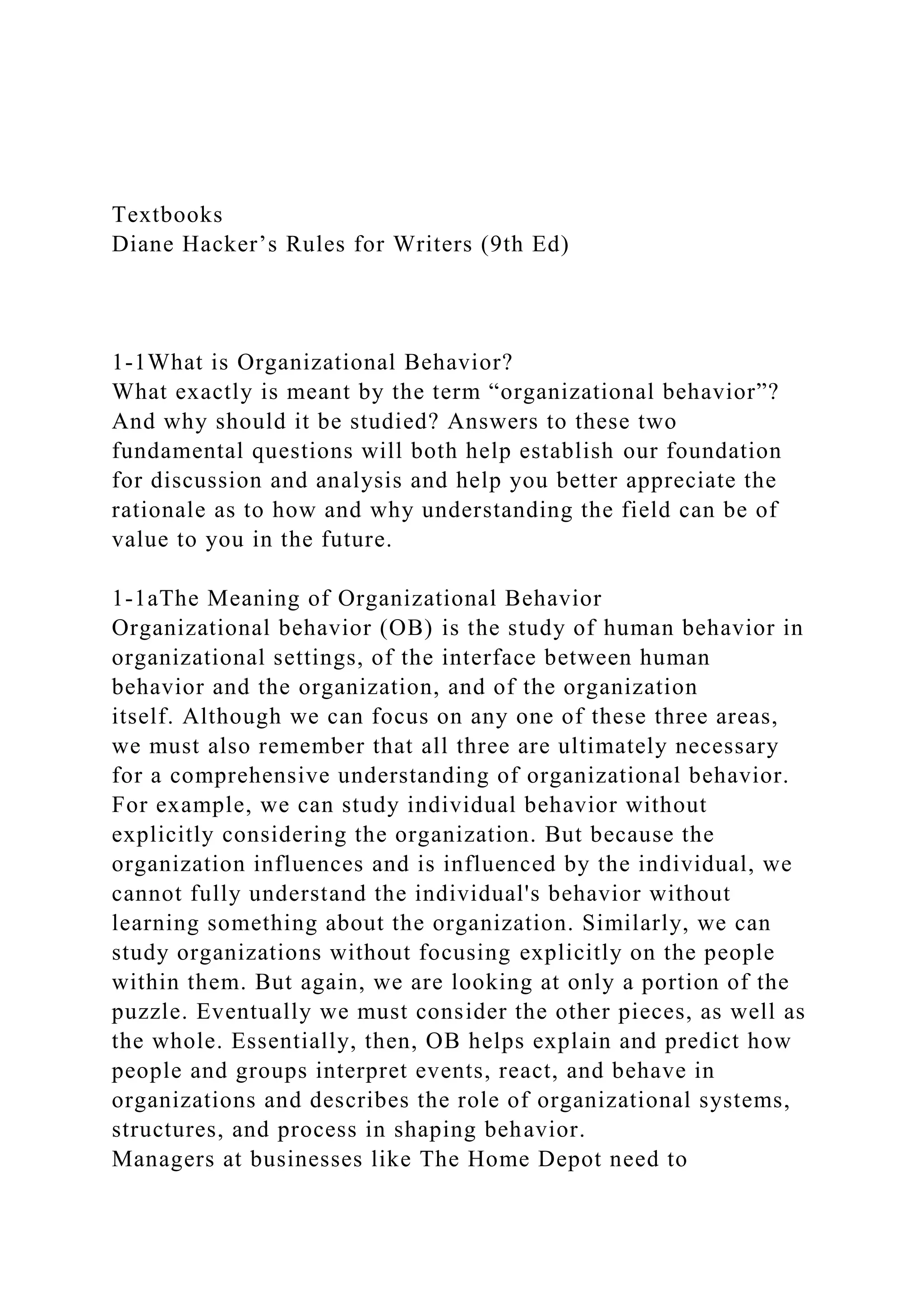 TextbooksDiane Hacker’s Rules for Writers (9th Ed)1-1W.docx
