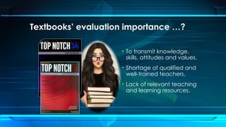 Textbooks Evaluation for university students. | PPT