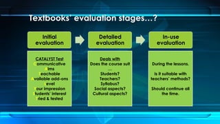 Textbooks Evaluation for university students. | PPT