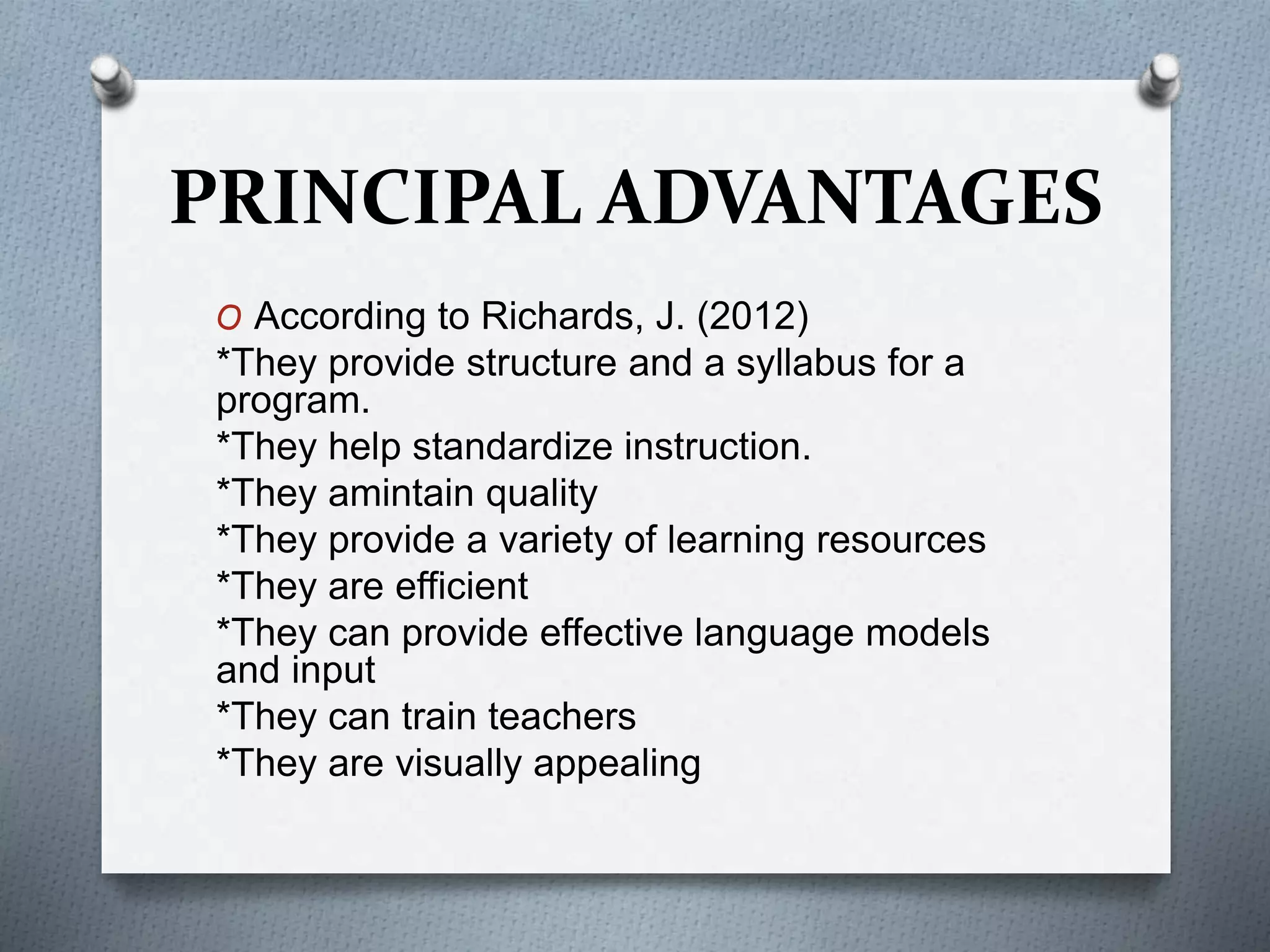 Textbooks in language teaching. 2016 | PPTX
