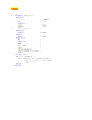 Text call from document.docx