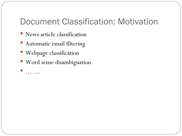 Text categorization | PPT