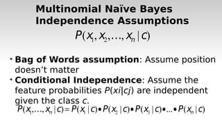 Introduction to text classification using naive bayes | PDF