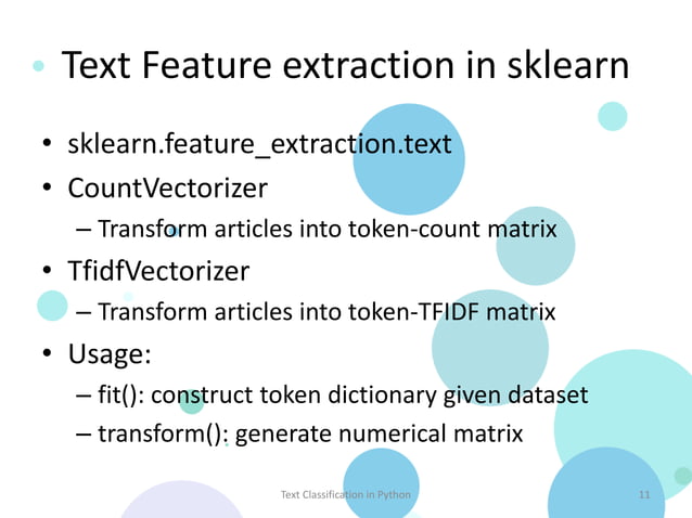 Text Classification In Python Using Pandas Scikit Learn Ipython Notebook And Matplotlib Ppt