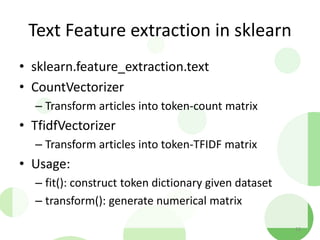 Text classification in scikit-learn | PPT
