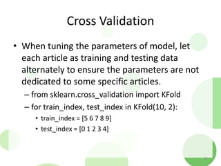 Text classification in scikit-learn | PPT