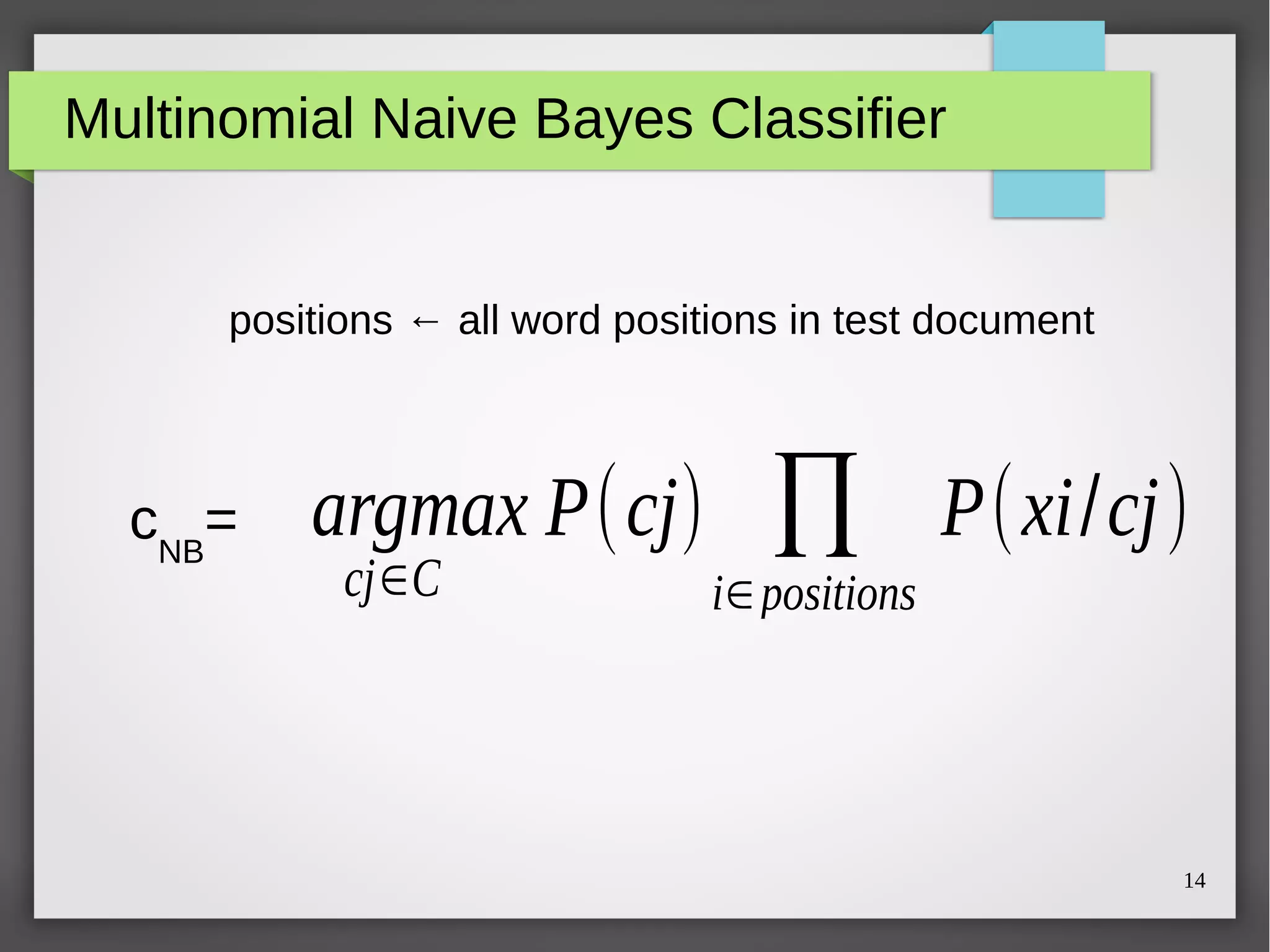 Text classification & sentiment analysis | PPT