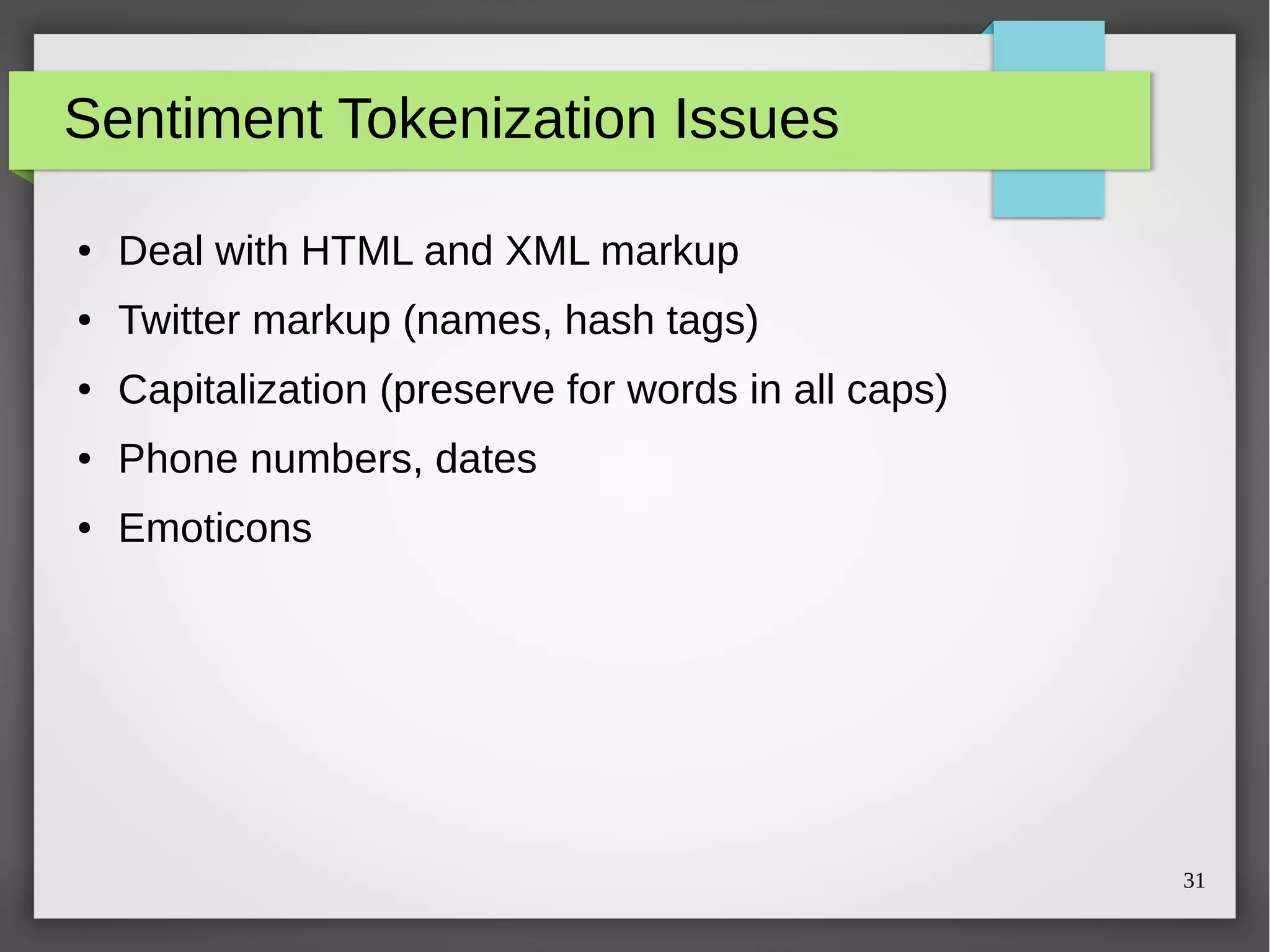 Text classification & sentiment analysis | PPT