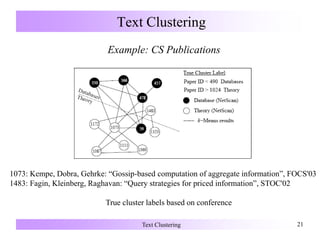 Text clustering | PPT