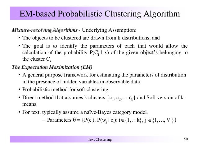 Text clustering