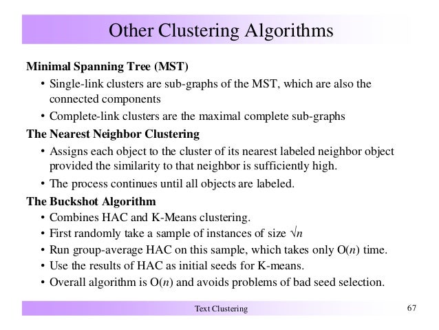 Text clustering