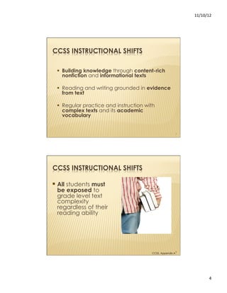 Text complexityces.gps.part1pdf.2 | PDF | Education