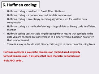 Text compression | PPTX | Programming Languages | Computing