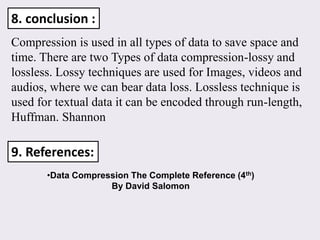 Text compression | PPTX | Programming Languages | Computing
