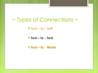 Text connections | PPT