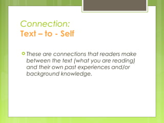 Text connections | PPT