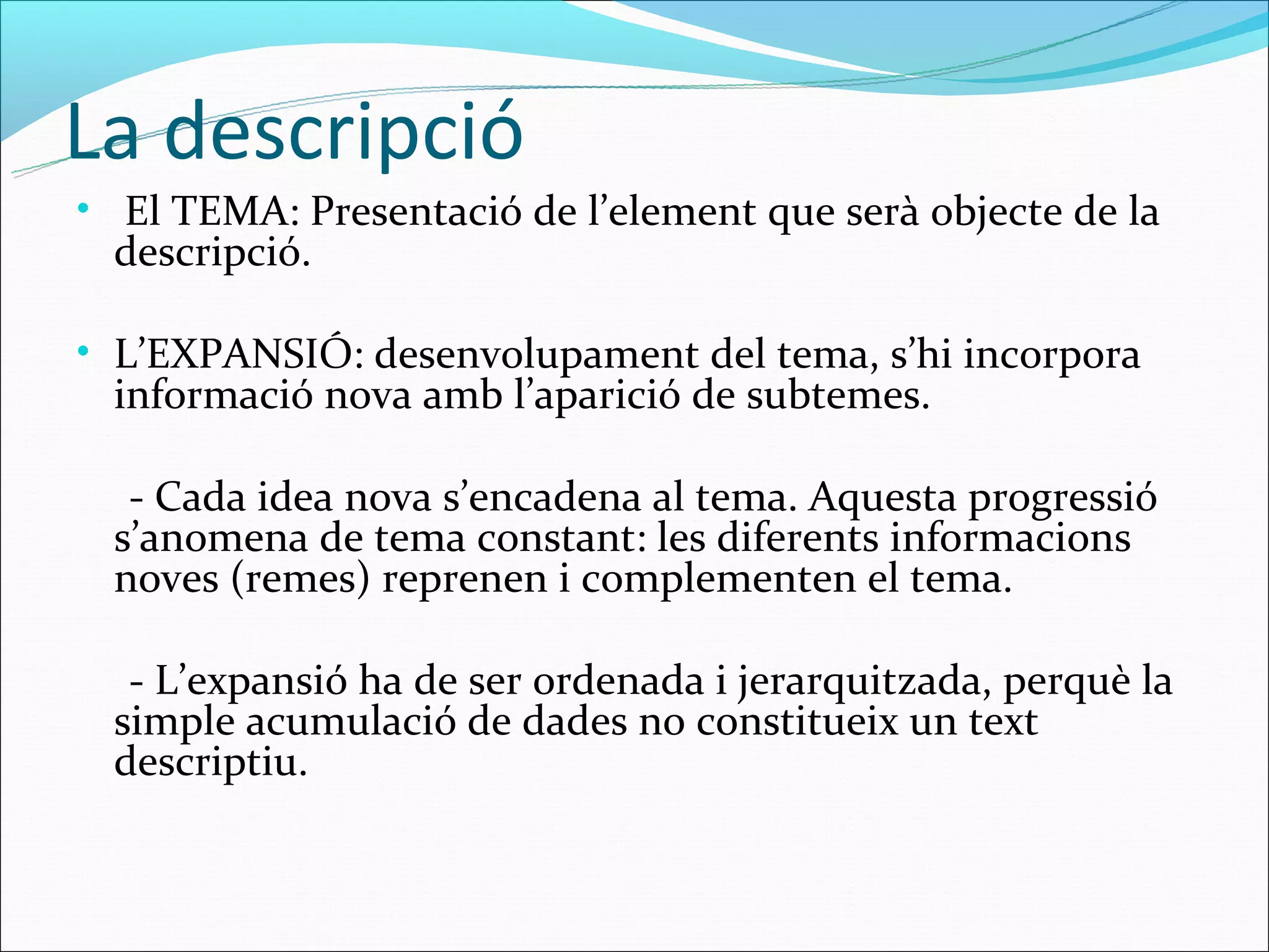 Text descriptiu | PPT