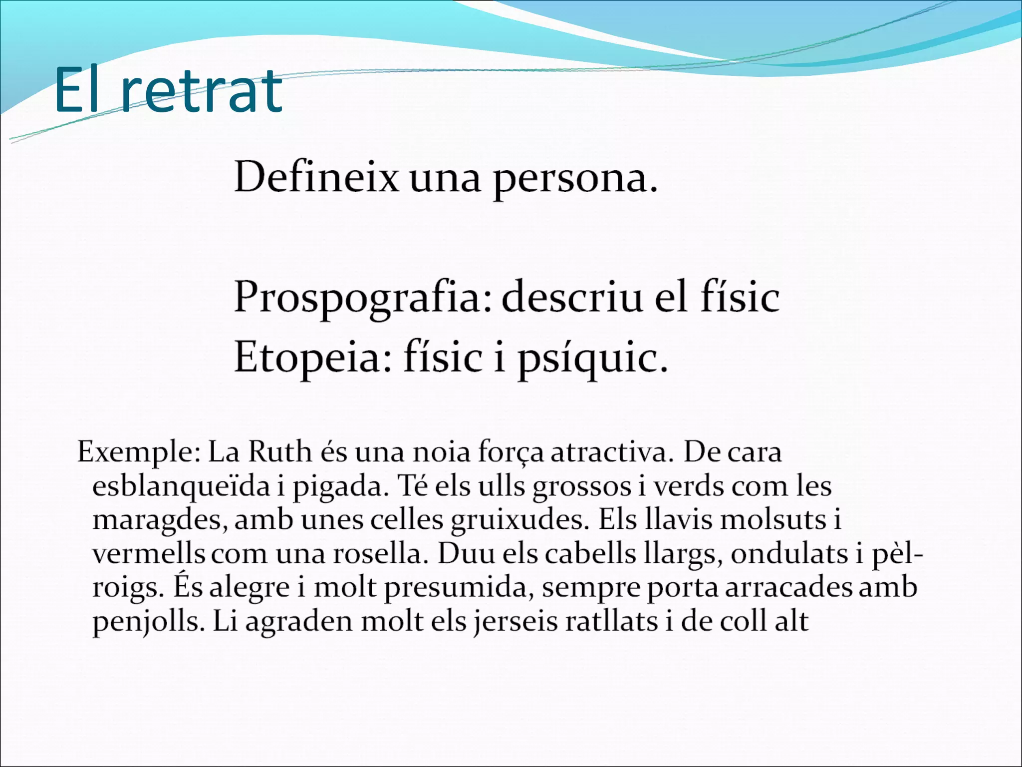 Text descriptiu | PPT