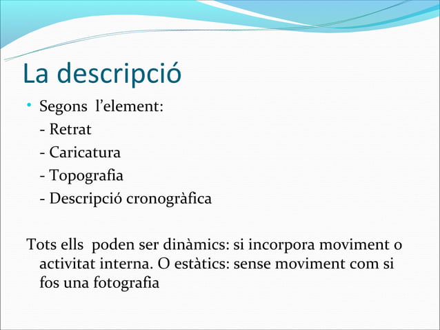 Text descriptiu | PPT