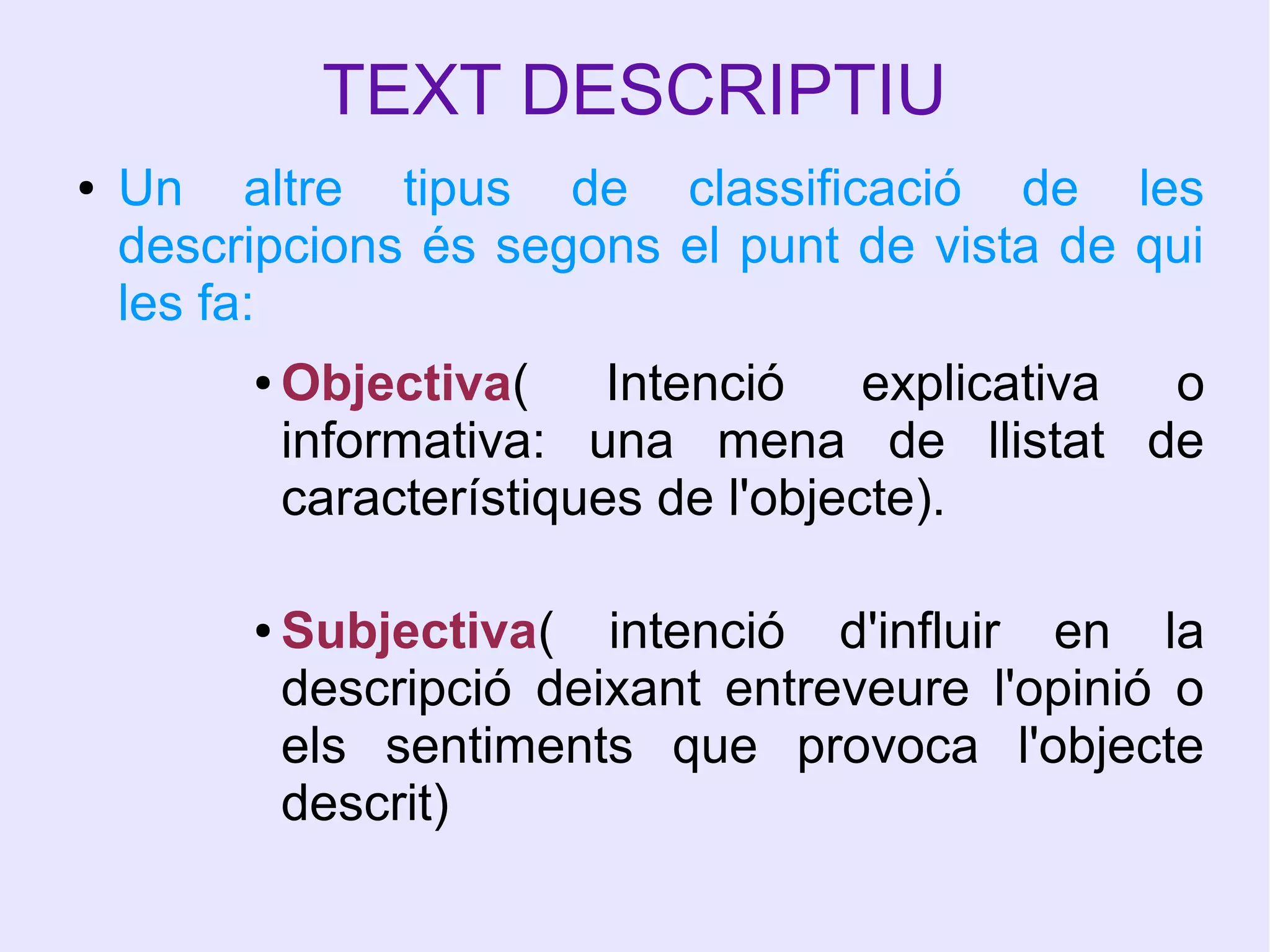 Text descriptiu | ODP