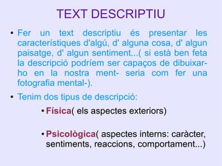 Text descriptiu | ODP
