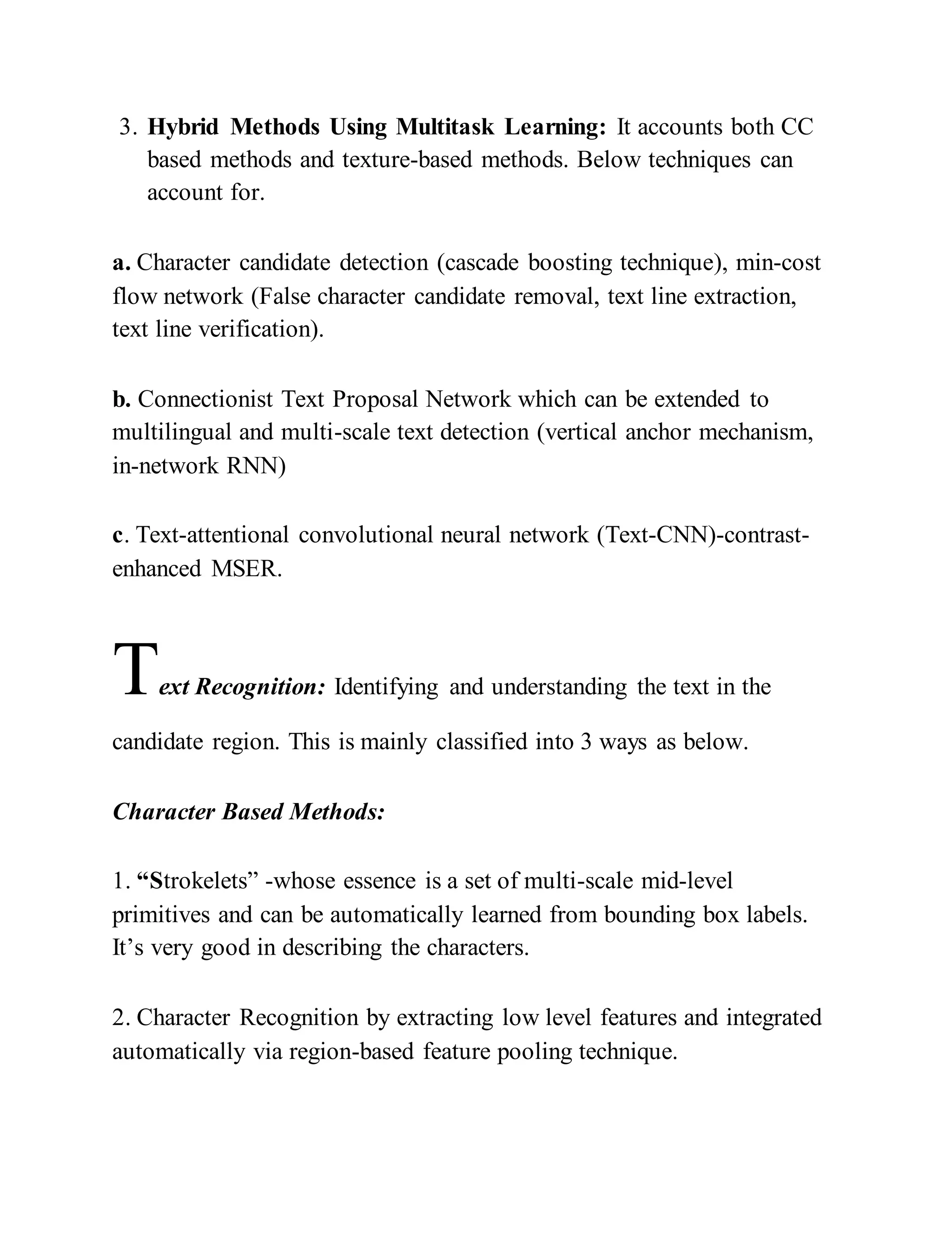 Scene Text Detection In Images A Deep Learning Survey Docx