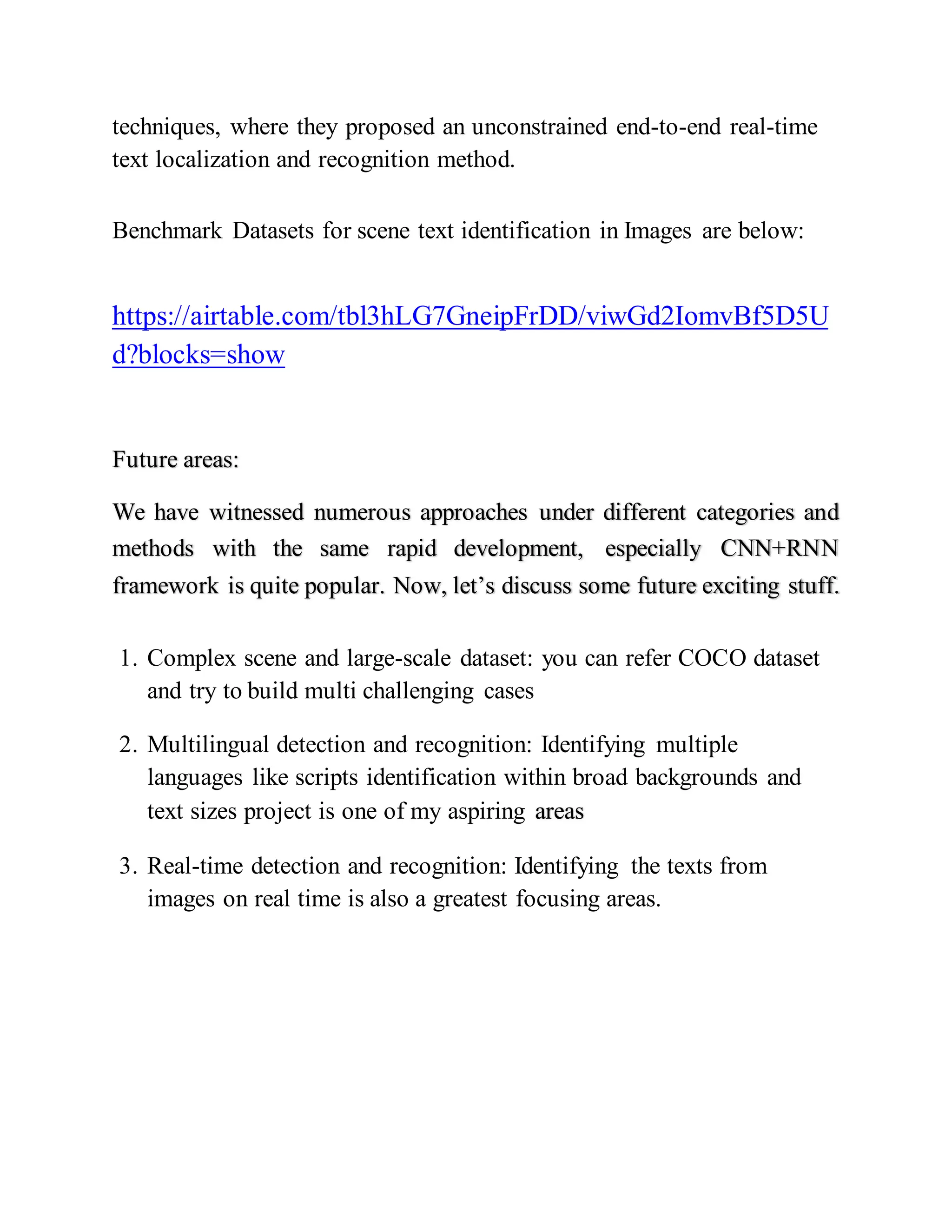 Scene Text Detection In Images A Deep Learning Survey Docx