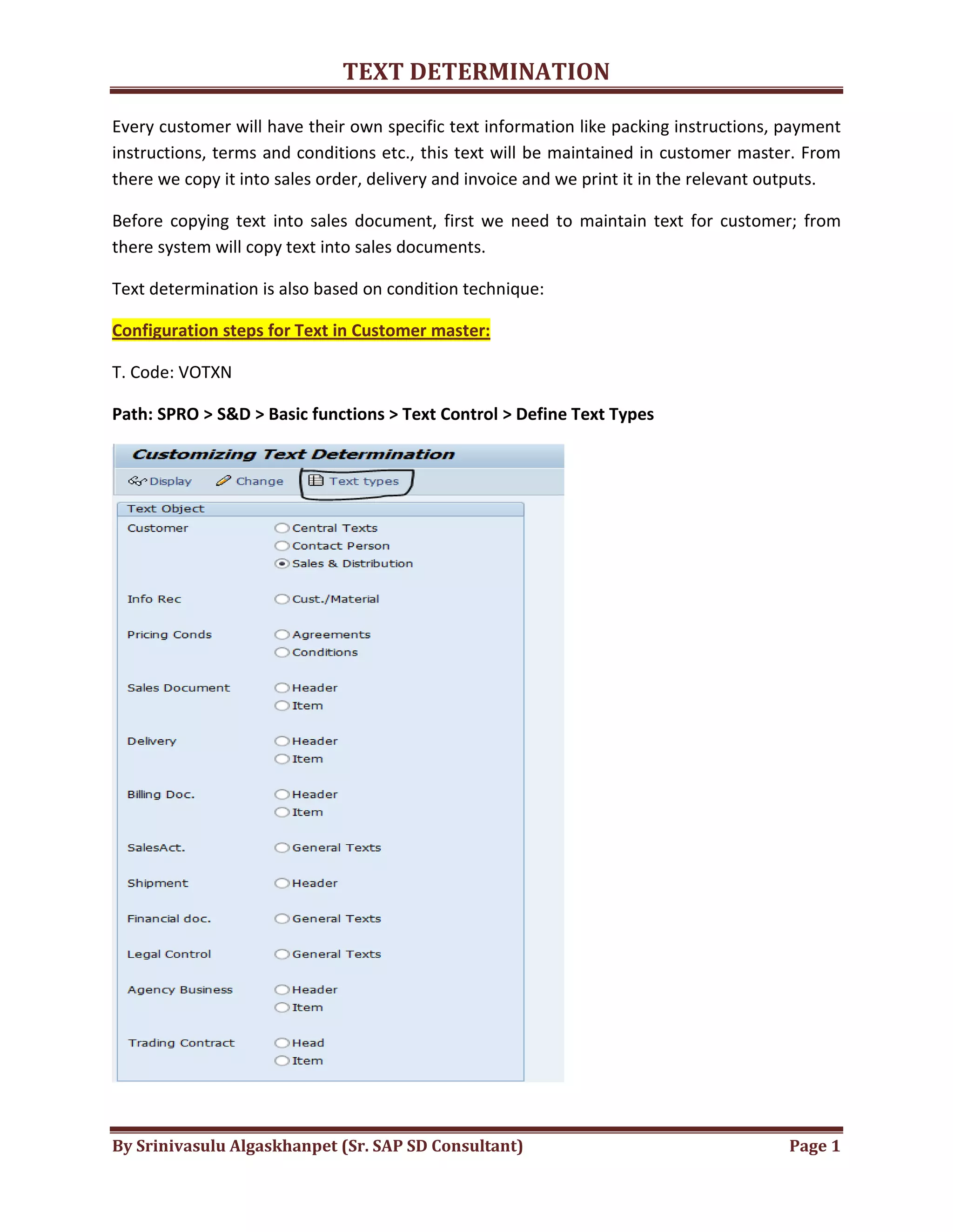 Text determination | PDF