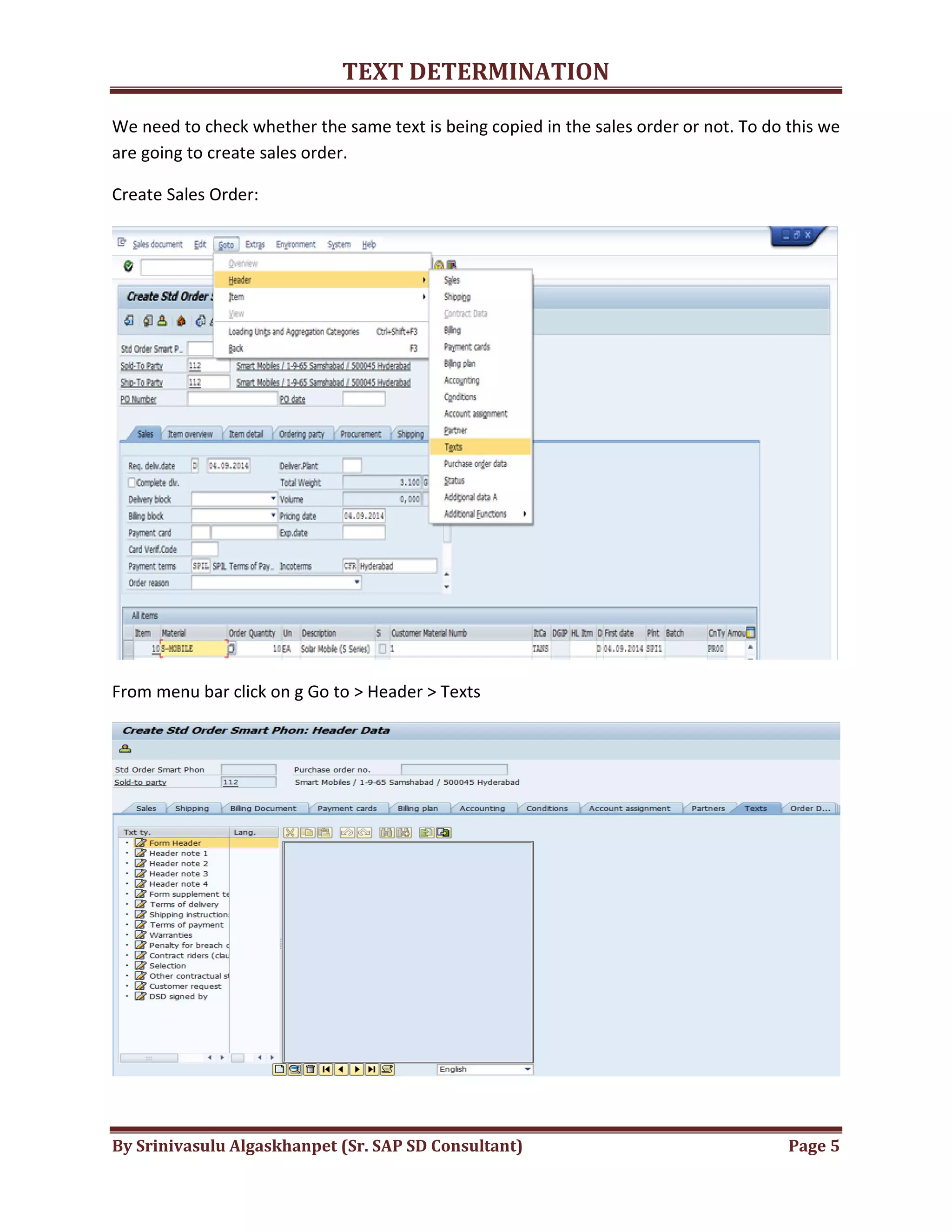 Text determination | PDF