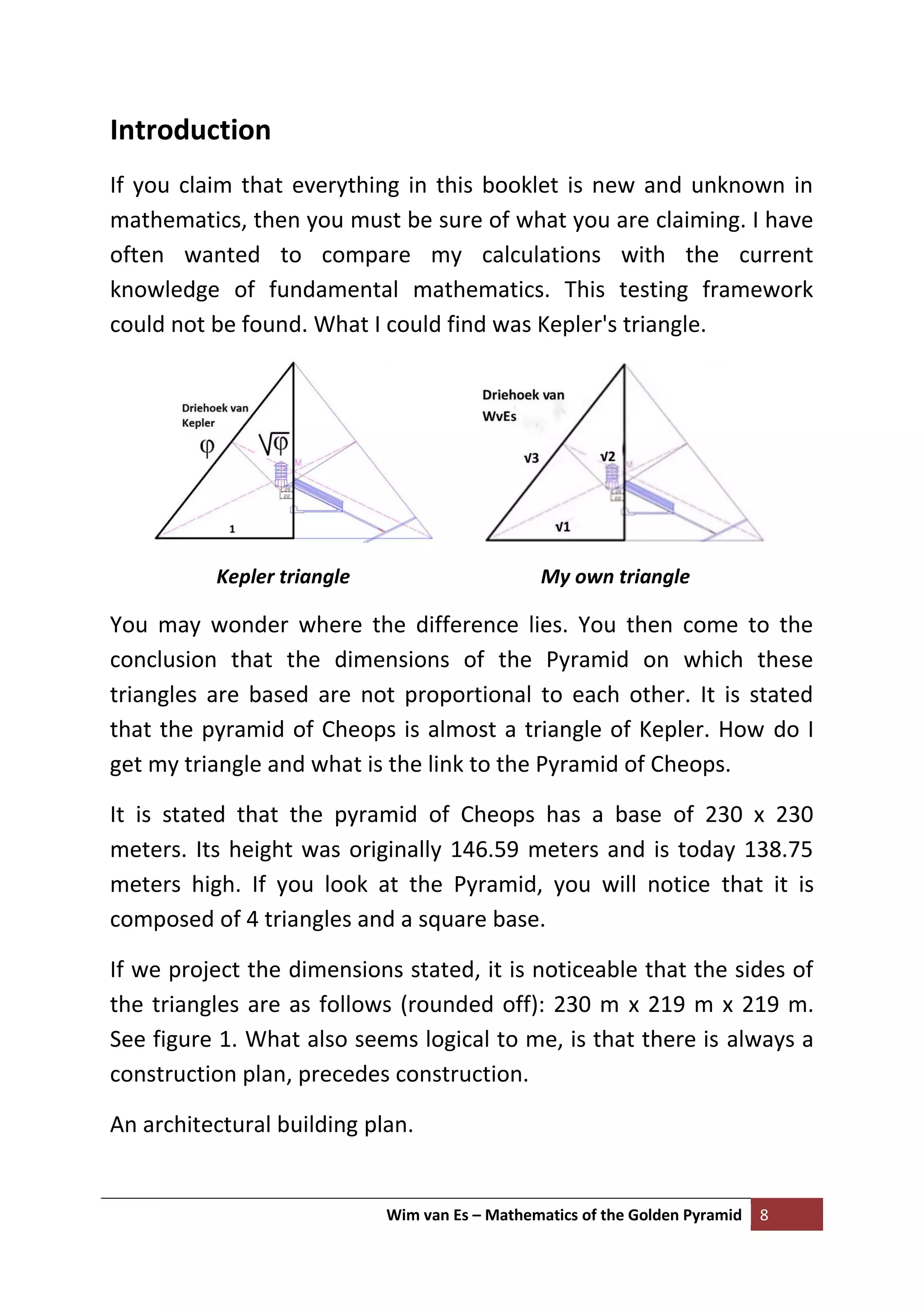 Mathematics of the golden pyramid | PDF