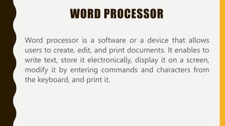 text editing, analysis, processing, bibliography.pptx