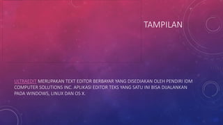 Text Editor Terbaik Untuk Coding dan Pemograman.pptx