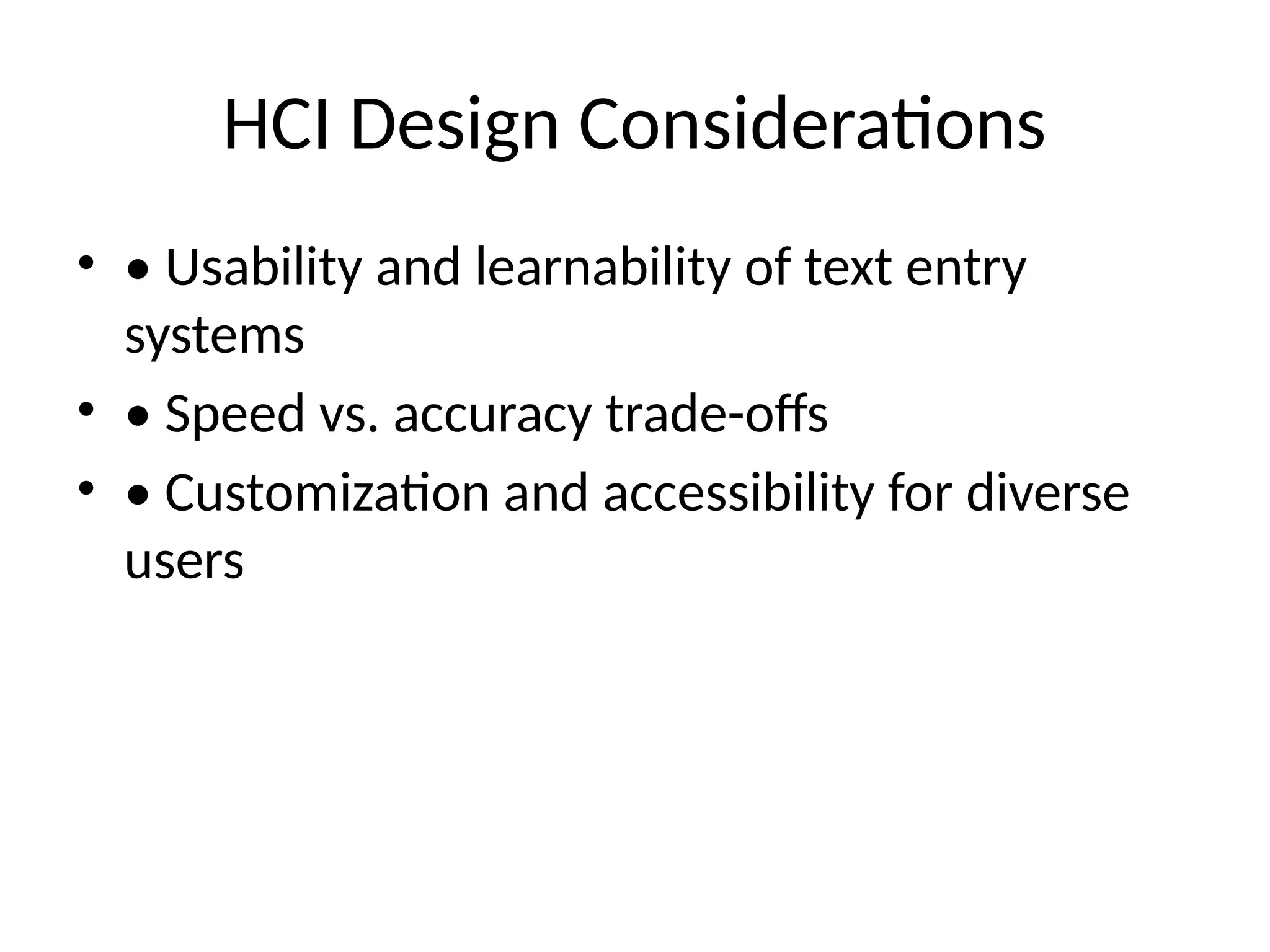 Text Entry Devices in Human Computer InteractionCom | PPTX