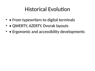 Text Entry Devices in Human Computer InteractionCom | PPTX