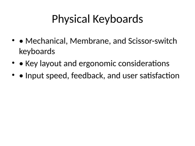 Text Entry Devices in Human Computer InteractionCom | PPTX