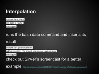 Text expansion in vim | PPT