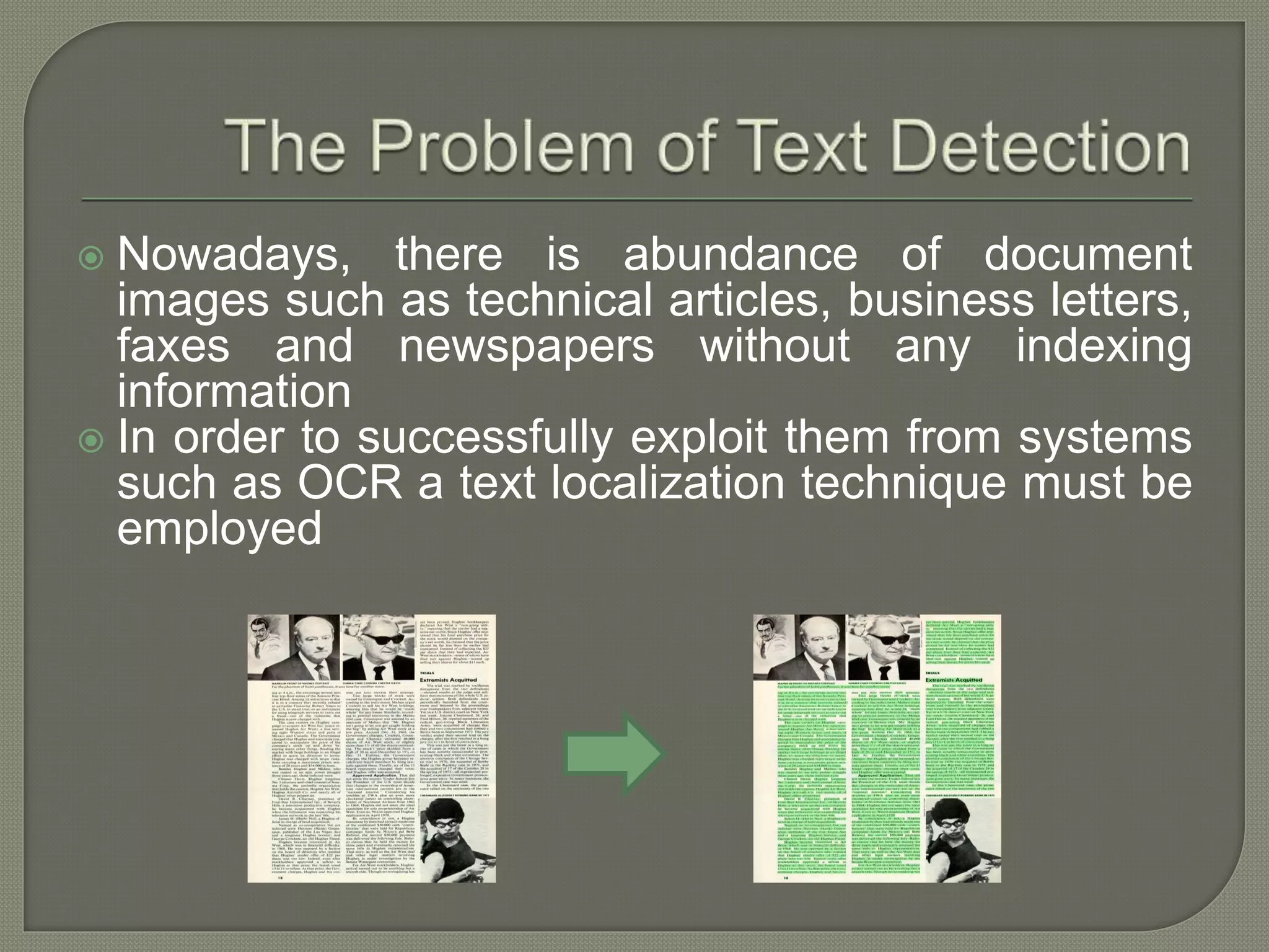 Text Extraction Using Document Structure Features And Support Vector 1849