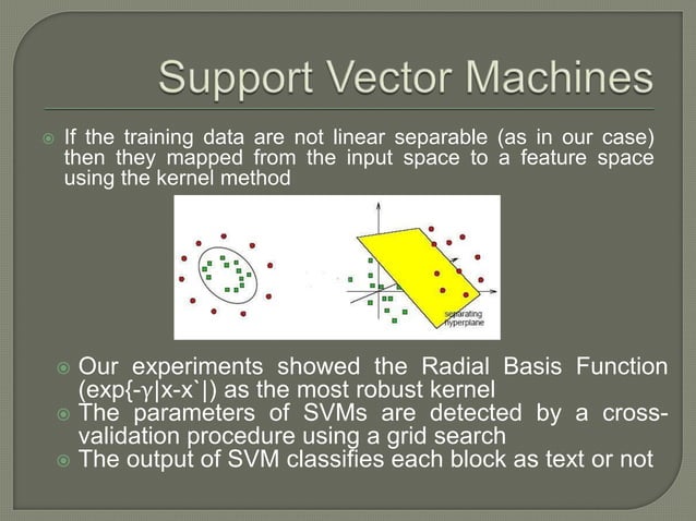 Text Extraction Using Document Structure Features And Support Vector 3783