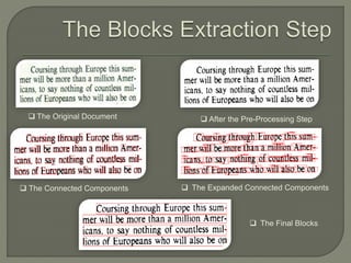 Text extraction using document structure features and support vector ...