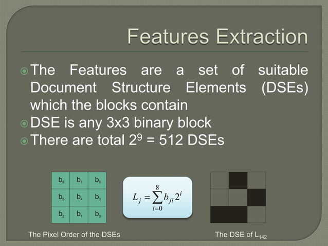 Text Extraction Using Document Structure Features And Support Vector 5492