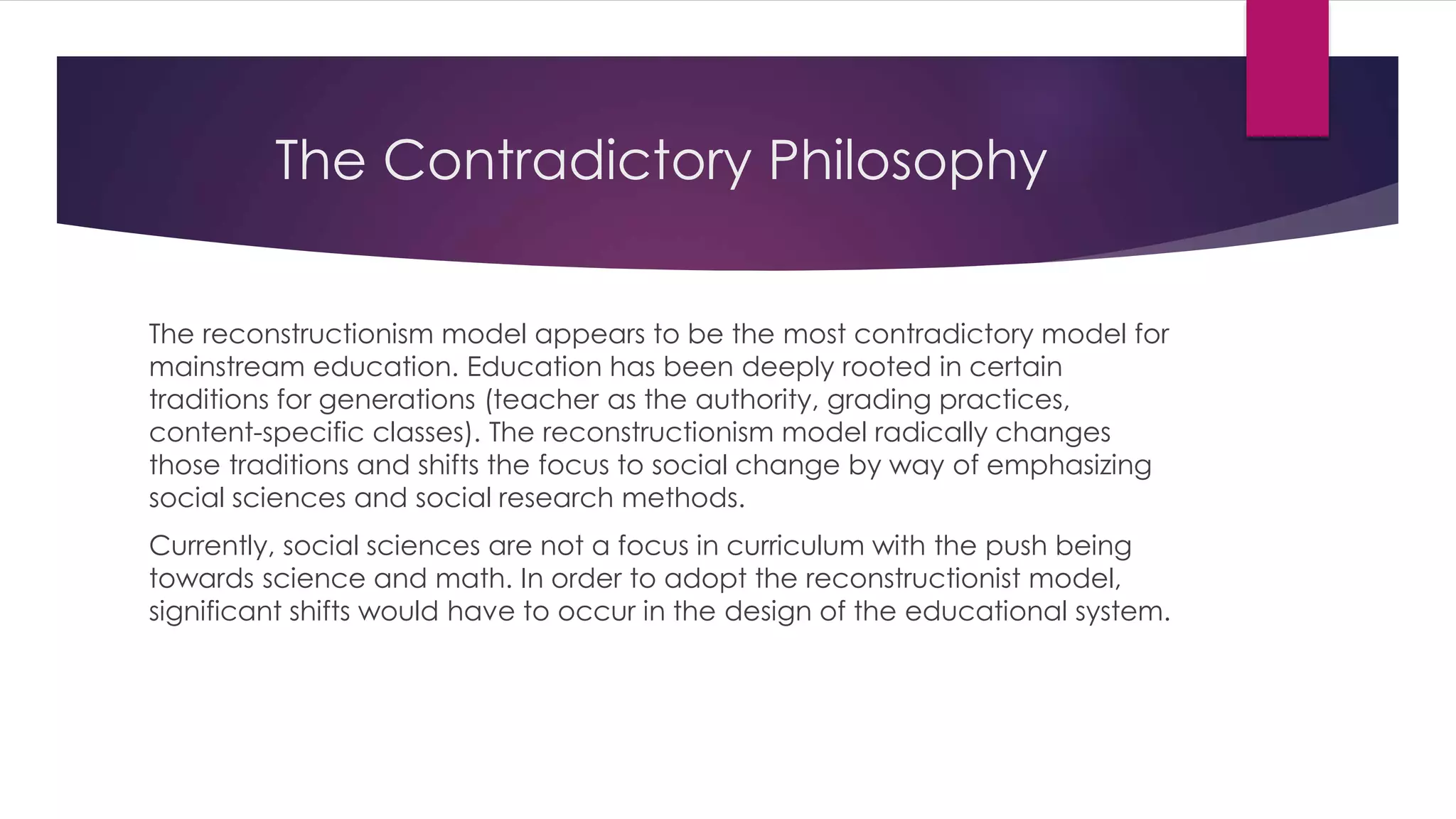 Chapter 2: Philosophical Foundation of Curriculum | PPTX