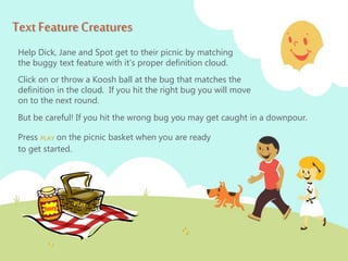 Text feature review | PPT