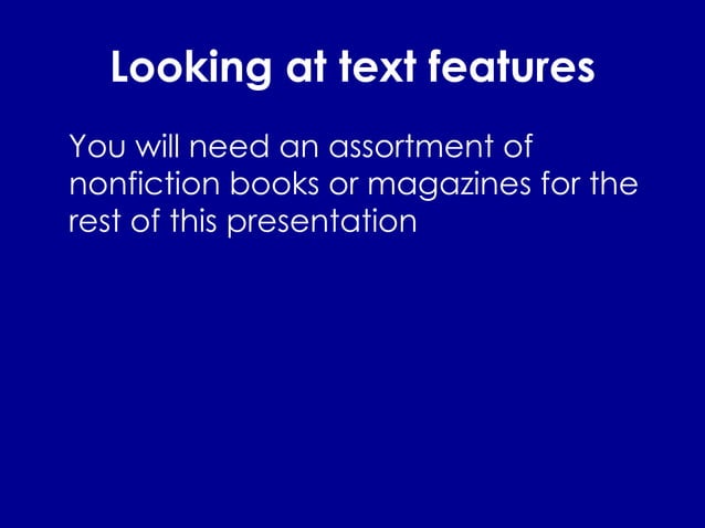 Text features | PPT