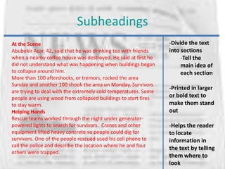 Text features | PPTX