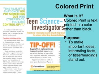 Text features | PPT