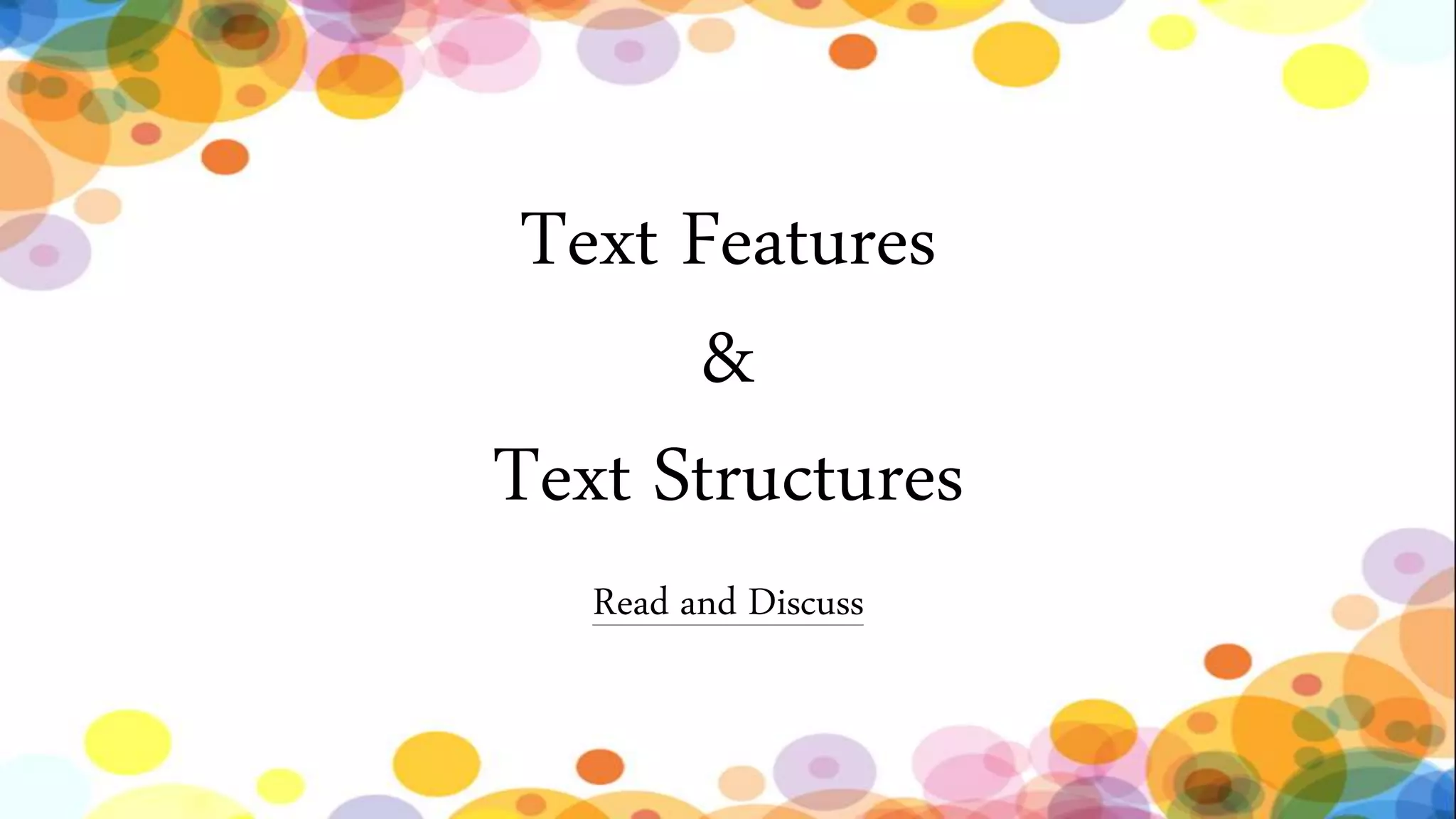 Text features | PPTX