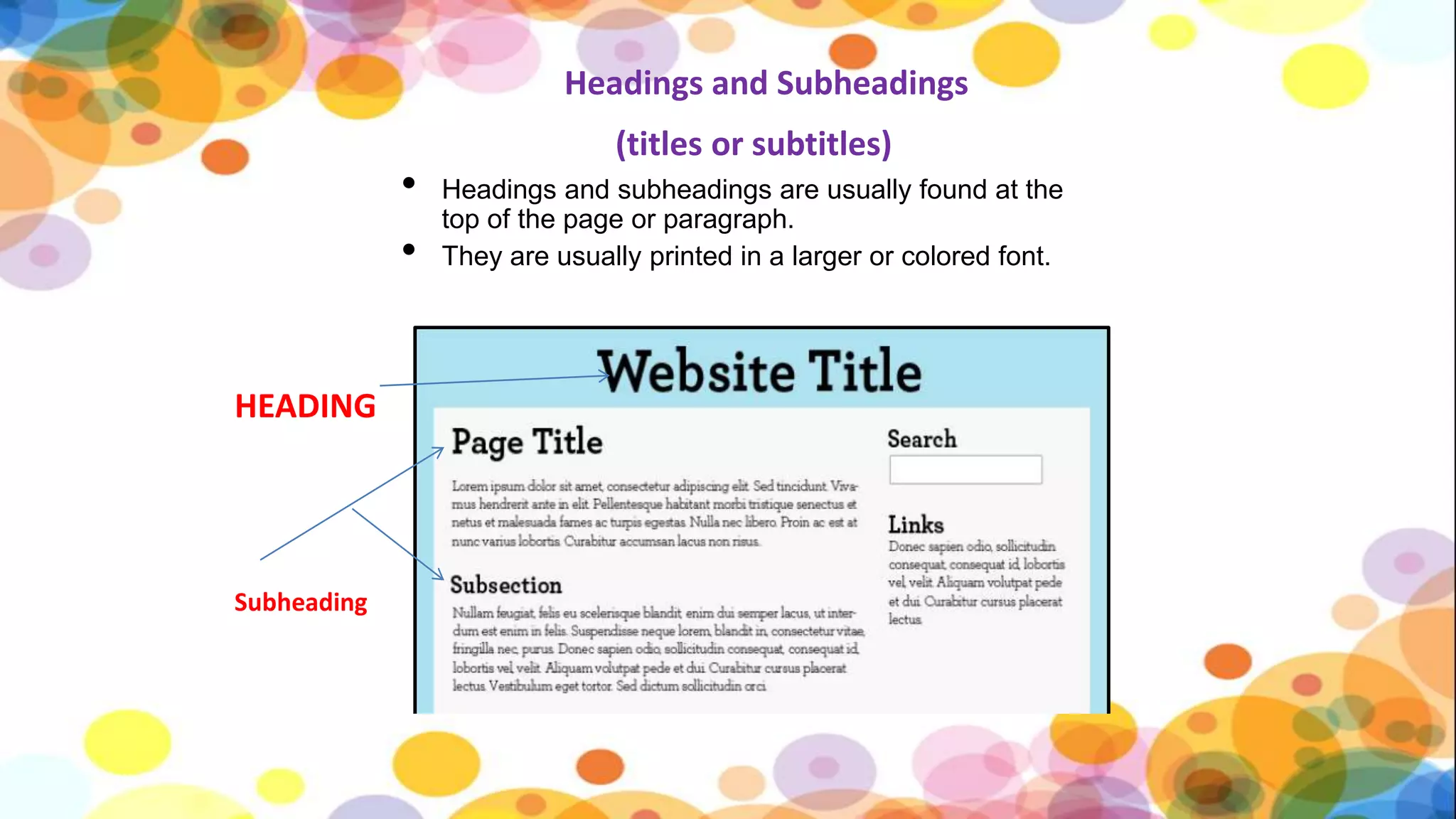 Text features | PPTX