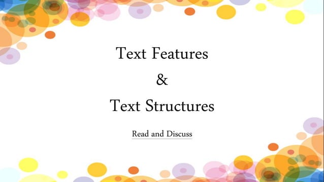Text features | PPT