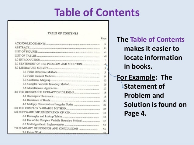 Text features power point